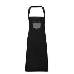 Premier - Latzsch&uuml;rze, Kunstleder (Jeans-Schwarz)