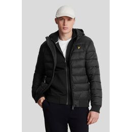 Lyle & Scott Gepolstertes Jackett Jet Schwarz