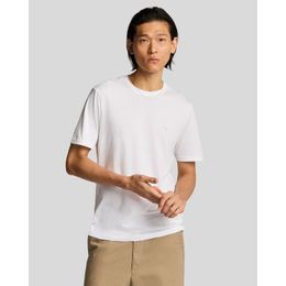 Lyle & Scott Lyle & Scott T-Shirt aus superfeiner Baumwolle &ndash; Wei&szlig;