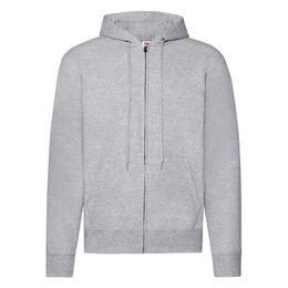 Fruit of the Loom - "Classic" Kapuzenjacke f&uuml;r Herren (Grau meliert)