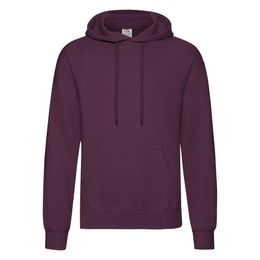 Fruit of the Loom - "Classic" Kapuzenpullover f&uuml;r Herren (Burgunderrot)