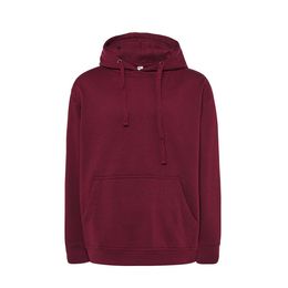 JHK - Kapuzenpullover f&uuml;r Herren, K&auml;ngurutasche (Burgunderrot)
