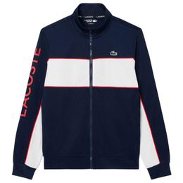 Lacoste - Jacke f&uuml;r Herren, Mit Rei&szlig;verschluss, Tennis (Dunkles Marineblau/Wei&szlig;)