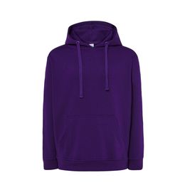 JHK - Kapuzenpullover f&uuml;r Herren, K&auml;ngurutasche (Violett)