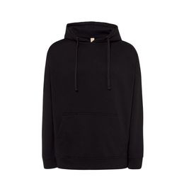 JHK - Kapuzenpullover f&uuml;r Herren, K&auml;ngurutasche (Schwarz)