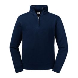 Russel Athletic Russell Herren Authentic Quarter Zip Sweatshirt (French Navy)