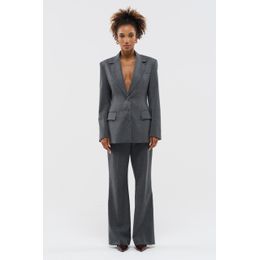 BENU Damen Grauer Taillierter Blazer