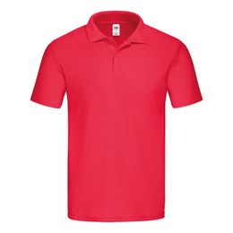 Fruit of the Loom - "Original" Poloshirt f&uuml;r Herren (Rot)