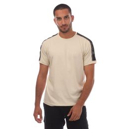 Emporio Armani - "EA7" T-Shirt f&uuml;r Herren Baumwolljersey (Beige)