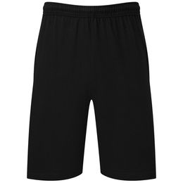 Fruit of the Loom - Shorts f&uuml;r Herren/Damen Unisex (Schwarz)