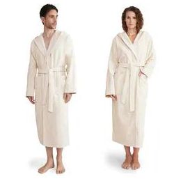 M&ouml;ve Unisex-Bademantel M&Ouml;VE "Calm Essence" Gr. XXL, nature, XXL, Walkfrottier, Hausm&auml;ntel, aus 100 % saugf&auml;higer Premium Baumwolle (Airspin)