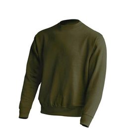 JHK - Sweatshirt Rundhalsausschnitt f&uuml;r Herren/Damen Unisex (Khaki)