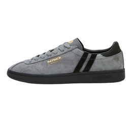 Patrick - "Monaco" Sneaker f&uuml;r Herren, Wildleder, Cupsohle (Holzkohle/Schwarz)