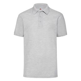 Fruit of the Loom - "65/35" Poloshirt f&uuml;r Herren (Grau meliert)