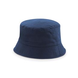 Beechfield - Schlapphut wendbar f&uuml;r Herren/Damen Unisex (Dunkelblau/Wei&szlig;)