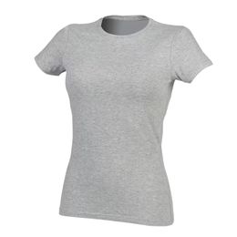 SF Women - "Feel Good" T-Shirt f&uuml;r Damen (Grau meliert)