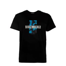Bikkembergs Herren-T-Shirt mit Rundhalsausschnitt und Logo