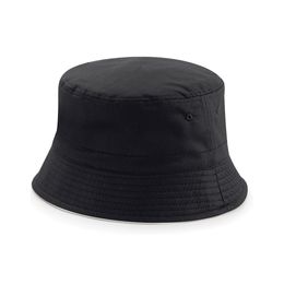 Beechfield - Schlapphut wendbar f&uuml;r Herren/Damen Unisex (Schwarz/Hellgrau)
