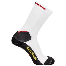 Salomon - "Speedcross" Socken f&uuml;r Herren/Damen Unisex (Wei&szlig;)