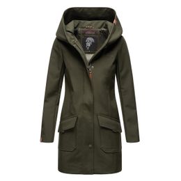 Marikoo Damen Softshelljacke &ndash; Mayleen, wasserabweisend mit Kapuze