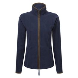 Premier - "Artisan" Fleecejacke f&uuml;r Damen (Marineblau/Braun)