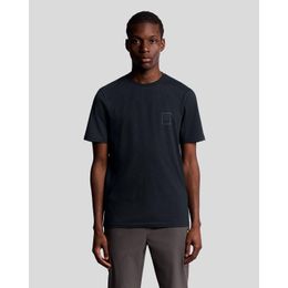 Lyle & Scott Lyle & Scott Sports T-Shirt mit farblich abgestimmtem Logo &ndash; Marineblau