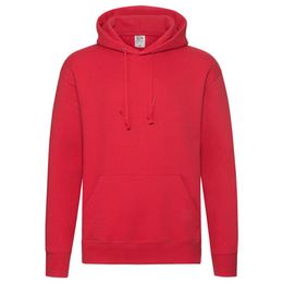 Fruit of the Loom Herren Premium 70/30 Plain Hoodie (Rot)