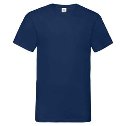 Fruit of the Loom - "Valueweight" T-Shirt V-Ausschnitt f&uuml;r Herren/Damen Unisex (Marineblau)
