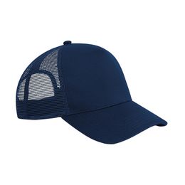 Beechfield - Trucker Cap Snapback f&uuml;r Herren/Damen Unisex (Dunkelblau)