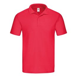 Fruit of the Loom - "Original" Poloshirt f&uuml;r Herren (Rot)