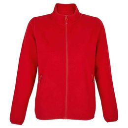 SOLS - "Factor" Fleecejacke f&uuml;r Damen, Mit Rei&szlig;verschluss (Rot)