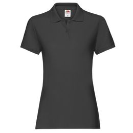 Fruit of the Loom - "Premium" Poloshirt f&uuml;r Damen (Schwarz)