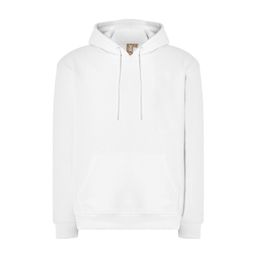 JHK - "Teide" Kapuzenpullover f&uuml;r Herren/Damen Unisex (Wei&szlig;)