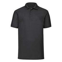 Fruit of the Loom - "65/35" Poloshirt f&uuml;r Herren (Schwarz)