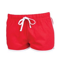 SF Women - Shorts f&uuml;r Damen (Rot/Wei&szlig;)