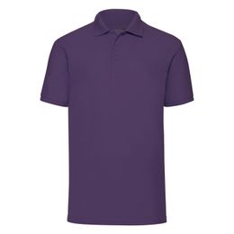 Fruit of the Loom - "65/35" Poloshirt f&uuml;r Herren (Violett)