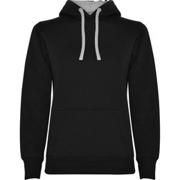 Roly - "Urban" Kapuzenpullover f&uuml;r Damen (Schwarz/Grau meliert)