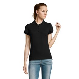 SOLS - "Passion" Poloshirt f&uuml;r Damen (Schwarz)