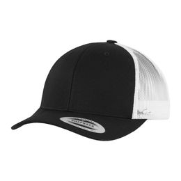 Flexfit - Trucker Cap f&uuml;r Herren/Damen Unisex (Schwarz/Wei&szlig;)