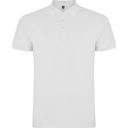 Roly - "Star" Poloshirt f&uuml;r Herren (Wei&szlig;)