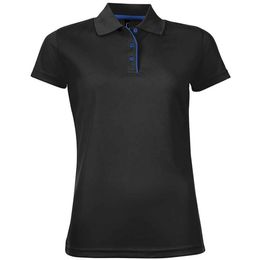 SOLS Performer Sport-Poloshirt f&uuml;r Damen/Damen (Schwarz)