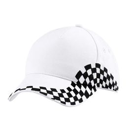 Beechfield - "Grand Prix" Baseball-M&uuml;tze (Wei&szlig;)