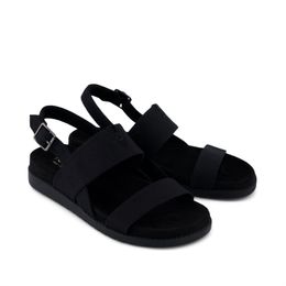 Toms Shoes TOMS Marin Slingback Canvas Damen schwarze Sandalen