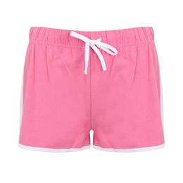 SF Women - Shorts f&uuml;r Damen (Leuchtend Rosa/Wei&szlig;)