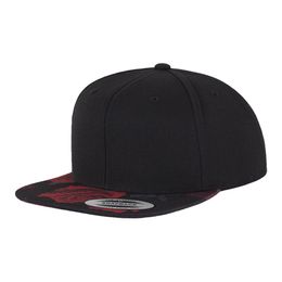 Flexfit - Snapback M&uuml;tze (Schwarz/Rot)