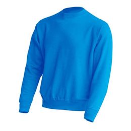 JHK - Sweatshirt Rundhalsausschnitt f&uuml;r Herren/Damen Unisex (Aquablau)