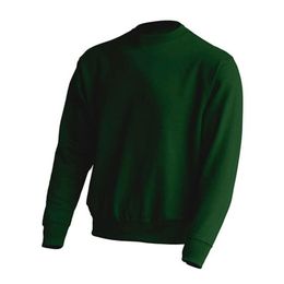 JHK - Sweatshirt Rundhalsausschnitt f&uuml;r Herren/Damen Unisex (Flaschengr&uuml;n)