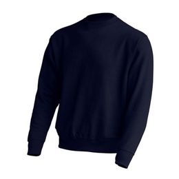 JHK - Sweatshirt Rundhalsausschnitt f&uuml;r Herren/Damen Unisex (Marineblau)