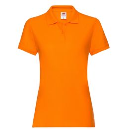 Fruit of the Loom - "Premium" Poloshirt f&uuml;r Damen (Orange)
