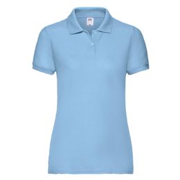 Fruit of the Loom - "65/35" Poloshirt f&uuml;r Damen (Himmelblau)